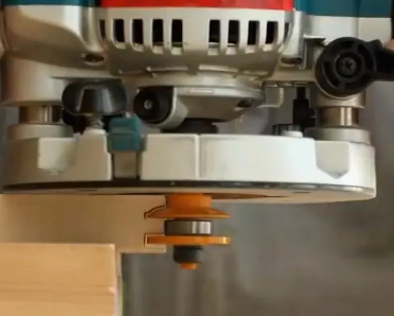 8mm Shank V-Notch Tongue and Groove Flooring Router Bit Set With Edge ...