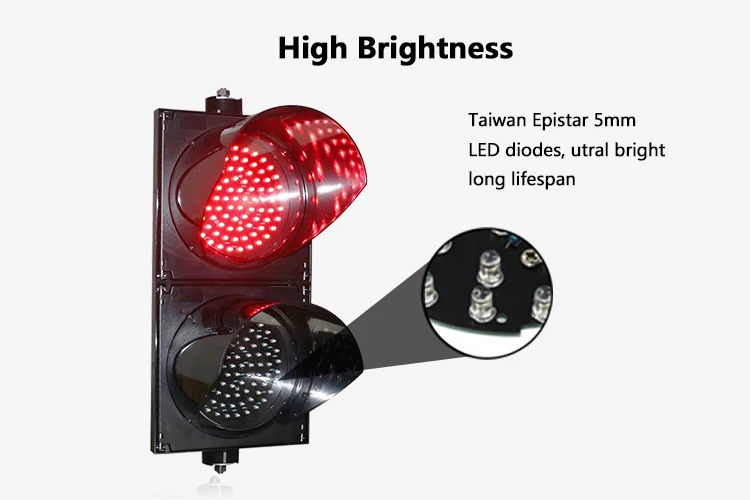 2 Aspect Pc Housing Ip65 Waterproof Road Safety Led Power Semaforo Para ...