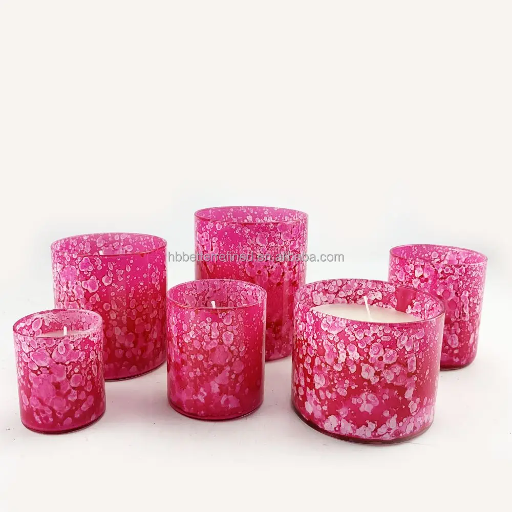12OZ Pink Glass Candle Jar for Valentine Gift| Alibaba.com