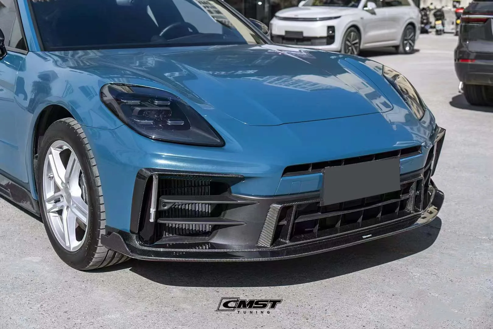 CMST Dry Carbon Fiber Body Kit for porsche Pananmera 976 with Front Lip ...