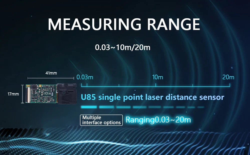Usb Laser Distance Sensor Tof Arduino Smart Home Measure Laser Distance