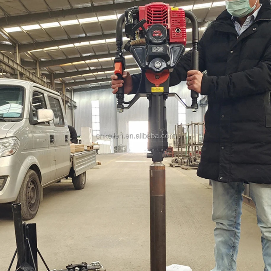 Efficient And Small Size Earth Picking Rig /qtz-1 Portable Soil ...