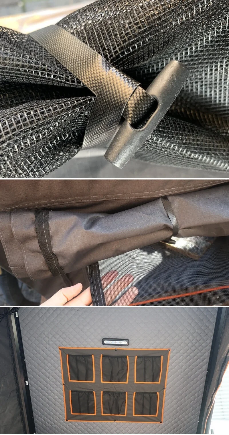 Remaco Outdoor Camping - Hardtop Roof Top Tent with AC Port