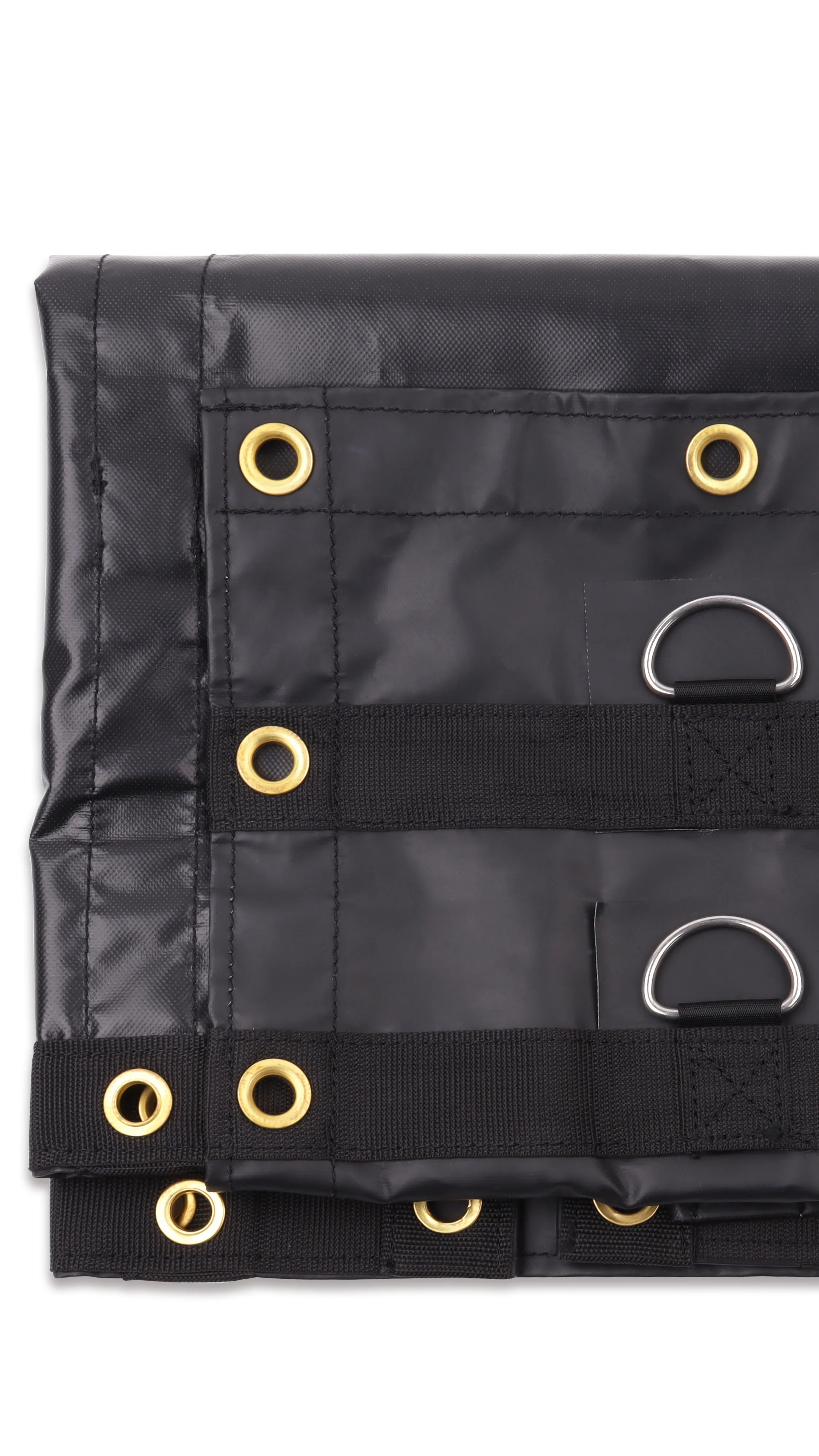 Wholesale 20' X 28' Black Heavy Duty Flatbed Truck Tarp With 6' Drop ...