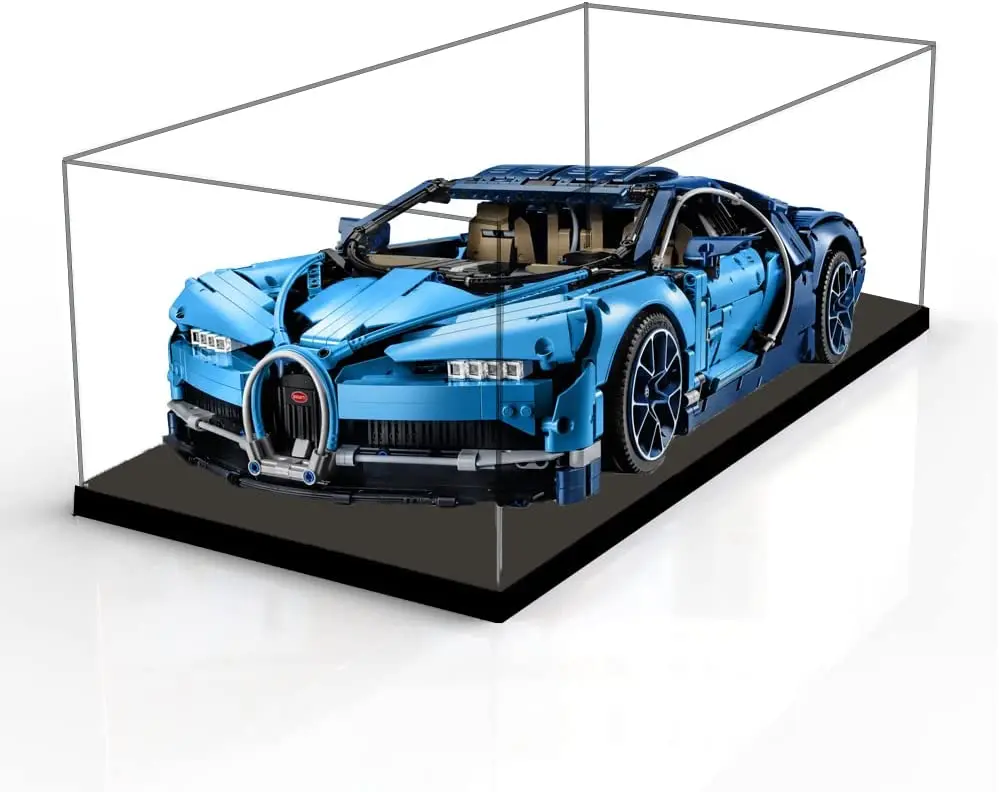 Acrylic Display Case Clear Large Acrylic Box For Lego Cars 1:8 Scale ...