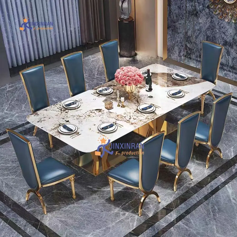 Factory Directly Wholesale Contemporary Dinning Table Set Luxury ...