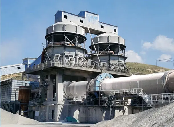 High Efficiency Cyclone Cement Rotary Kiln 500-2000TPD