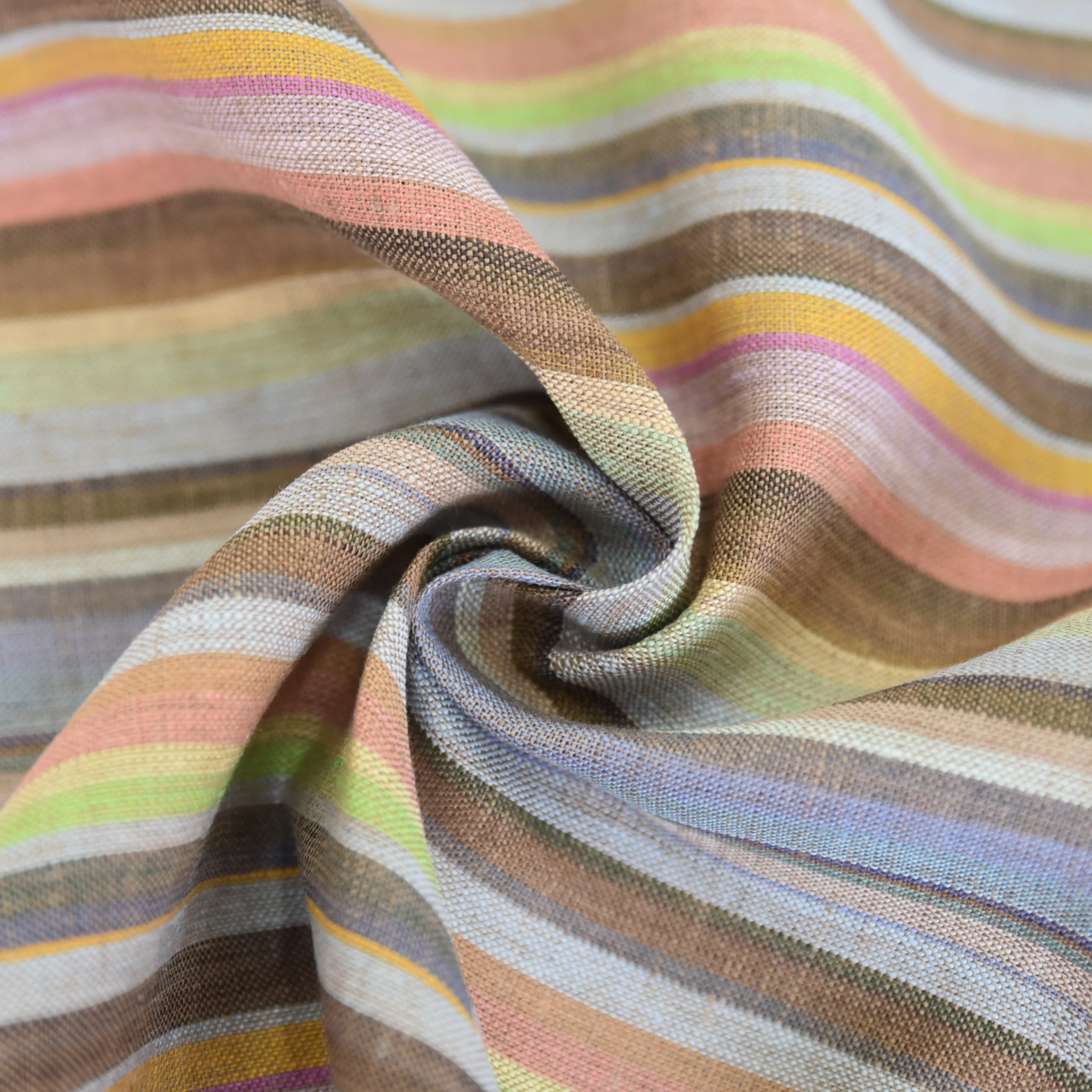 Lightweight 100% Linen Fabric With Moisture-absorbent & Soft Colorful ...