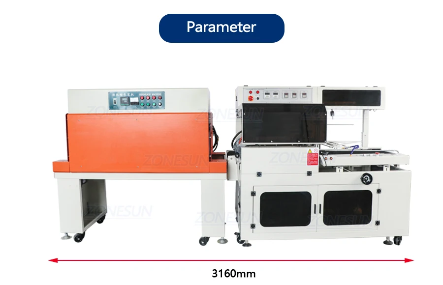 ZONESUN ZS-SPL2 Bottle Tunnel Heat Full Automatic Chamber Carton L-Type ...