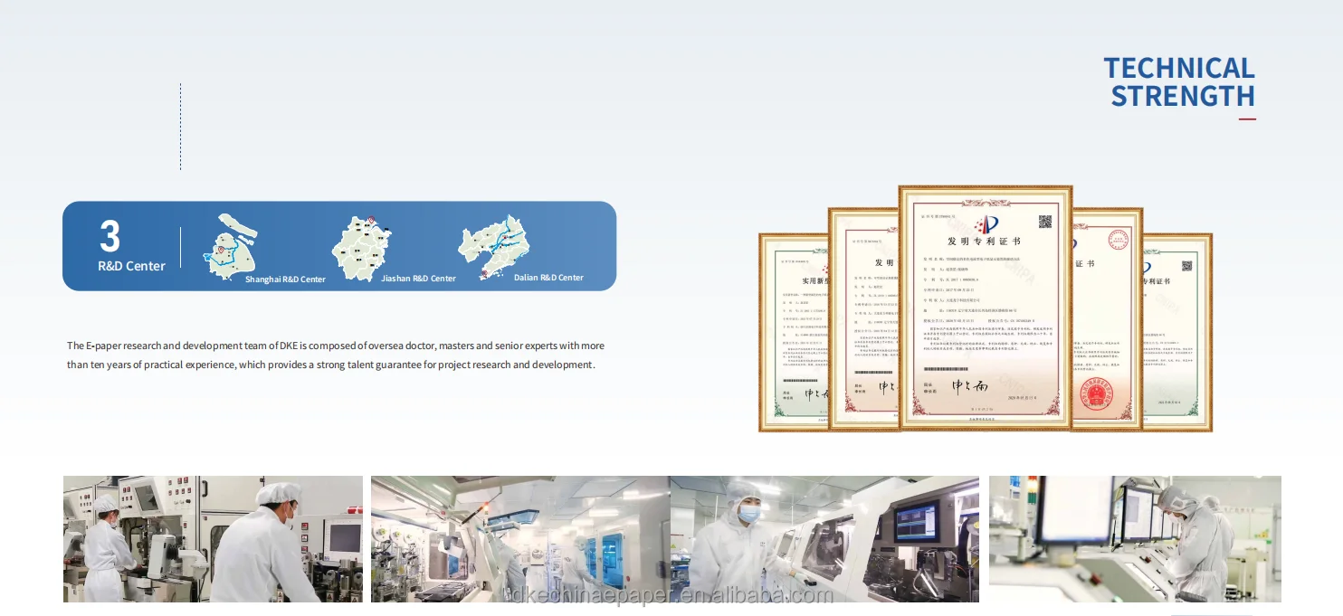 13.3 Inch Flexible Epaper Display - DKE E Ink Module