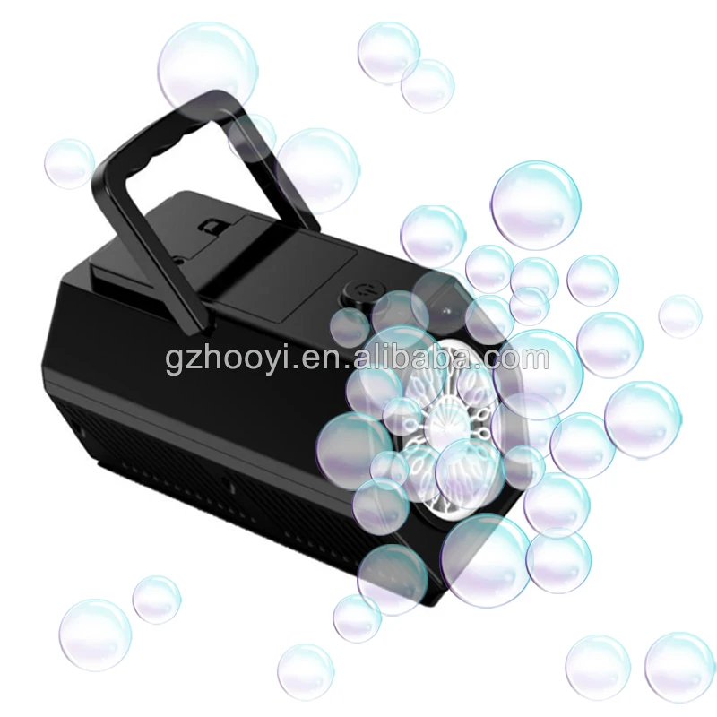 20 Hole Automatic Bubble Machine Plastic Bubble Blower Portable Wedding ...