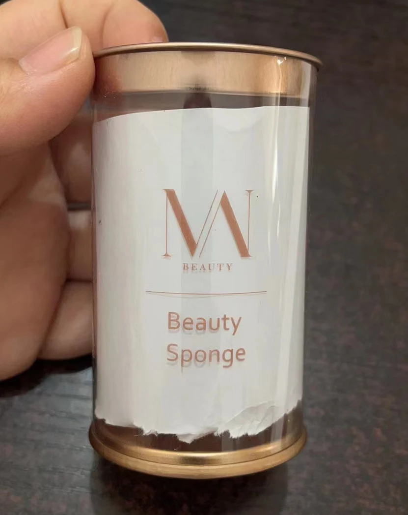 Custom Logo Make up Sponges Box Case Package - Beauty Blender