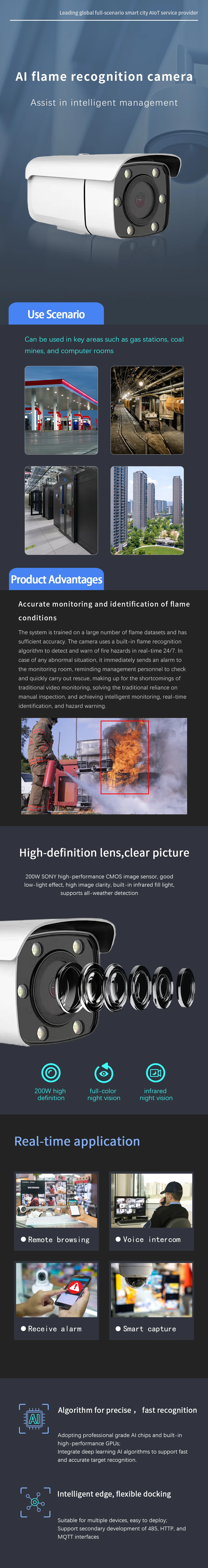 Ai Fire Recognition Camera Detection Algorithmic Camera - Buy Fire ...