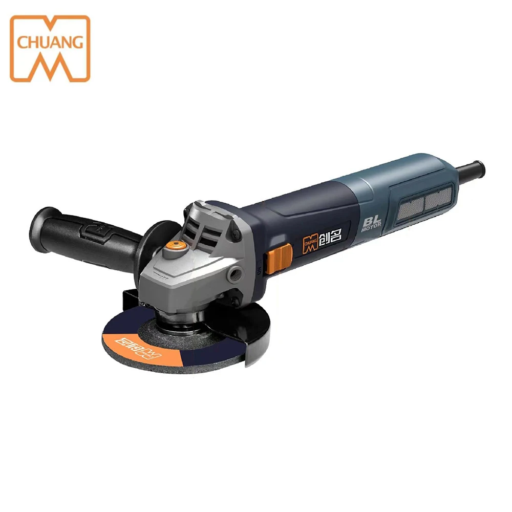 6-speed 1300W 100mm 4" Variable Speed 220V AC Brushless Angle Grinder ...
