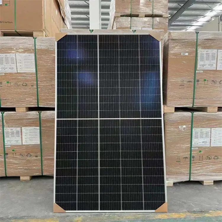 Half Cut Monocrystalline Solar Panel 400w 405w 410w 415w 420w 425w Full Black Panel From China ...