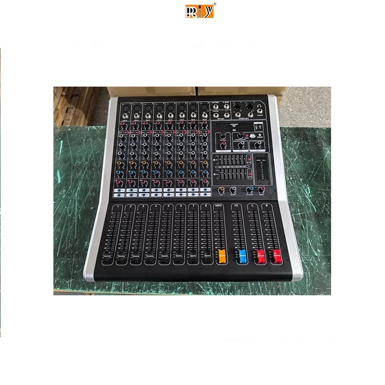 JT80 Digital Powered Mixer Mixer Amplifier 350W 8/12/16 Channel ...