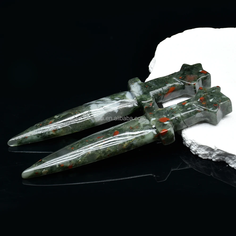 Wholesale Crystal Quartz Sword Carving Natural Healing Stones Gemstone ...