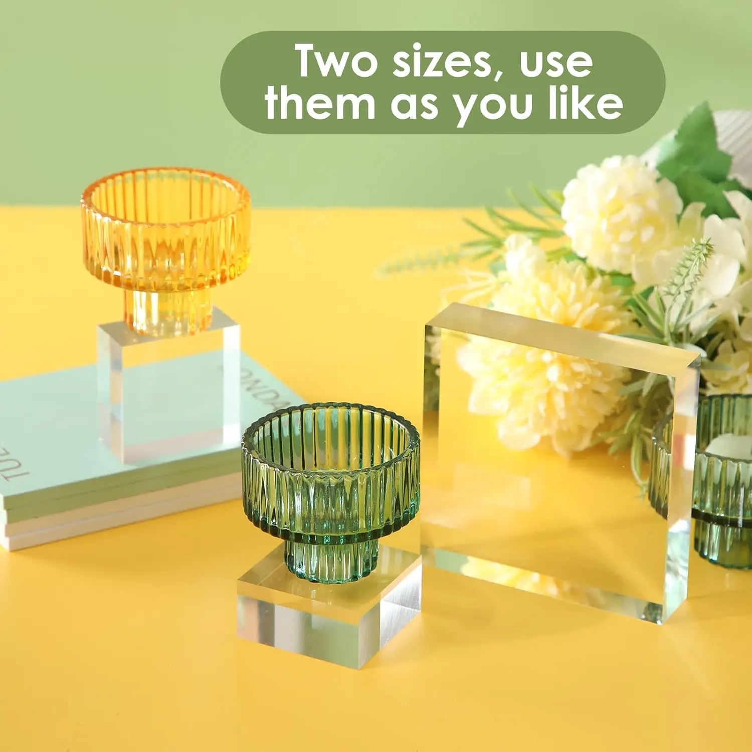 Clear Acrylic Blocks Acrylic Square Display Block Clear Polished ...