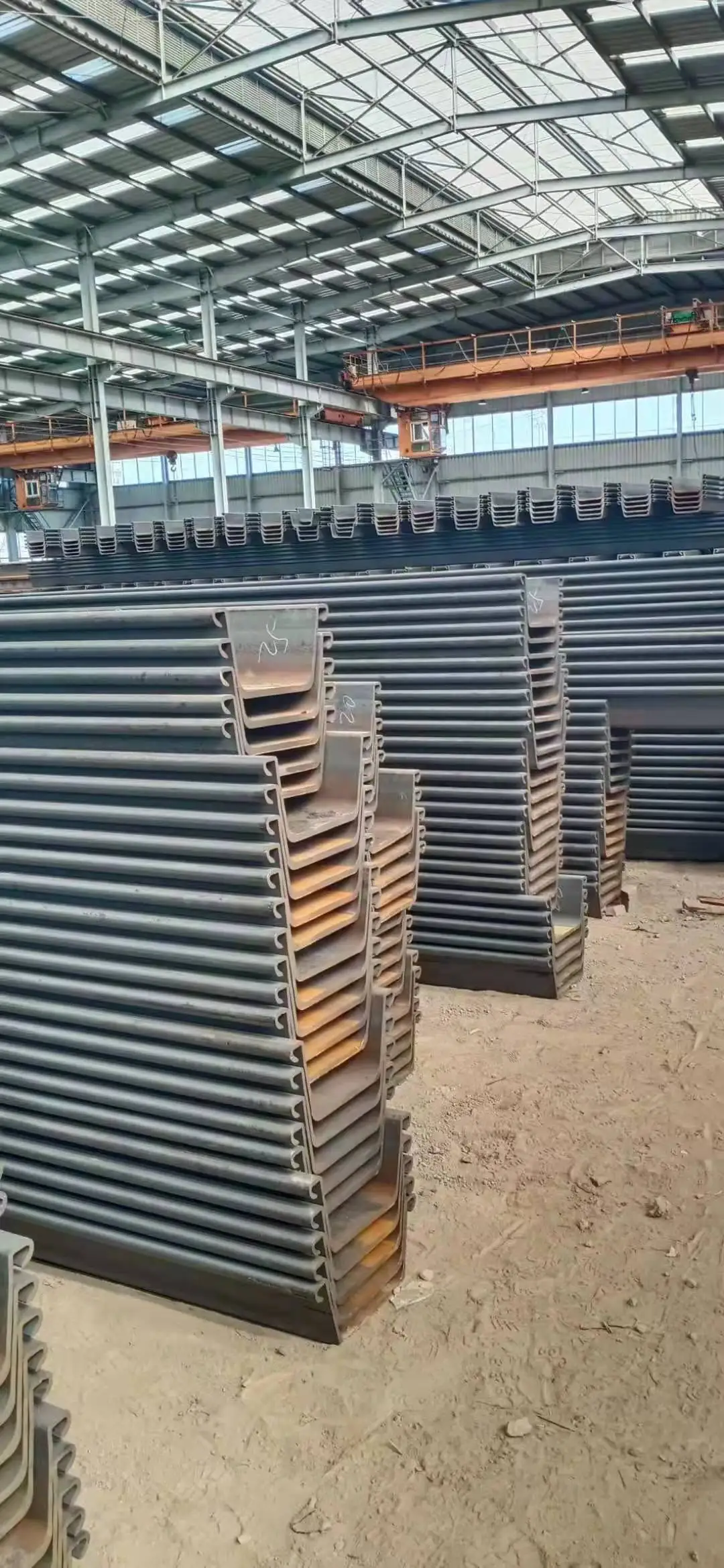 Larsen Steel Sheet Pile S275/s355 Z-shaped Carbon Steel Sheet Pile Hot ...