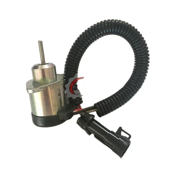7000769 Fuel Shutoff Solenoid Valve 1j710-60011 For V2607 Skid Steer ...
