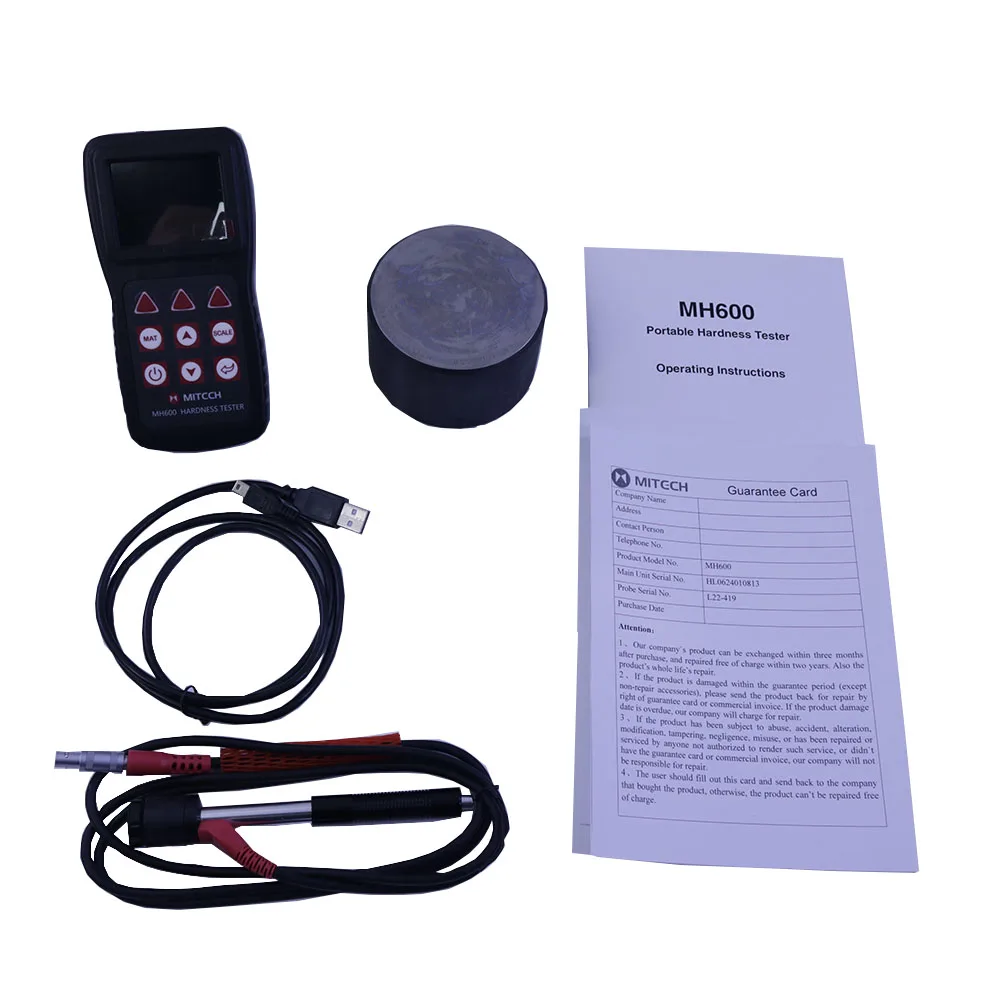 Mitech MH600 Leeb Hardness Tester NDT Metal Harness Gauge (170-960)HLD ...