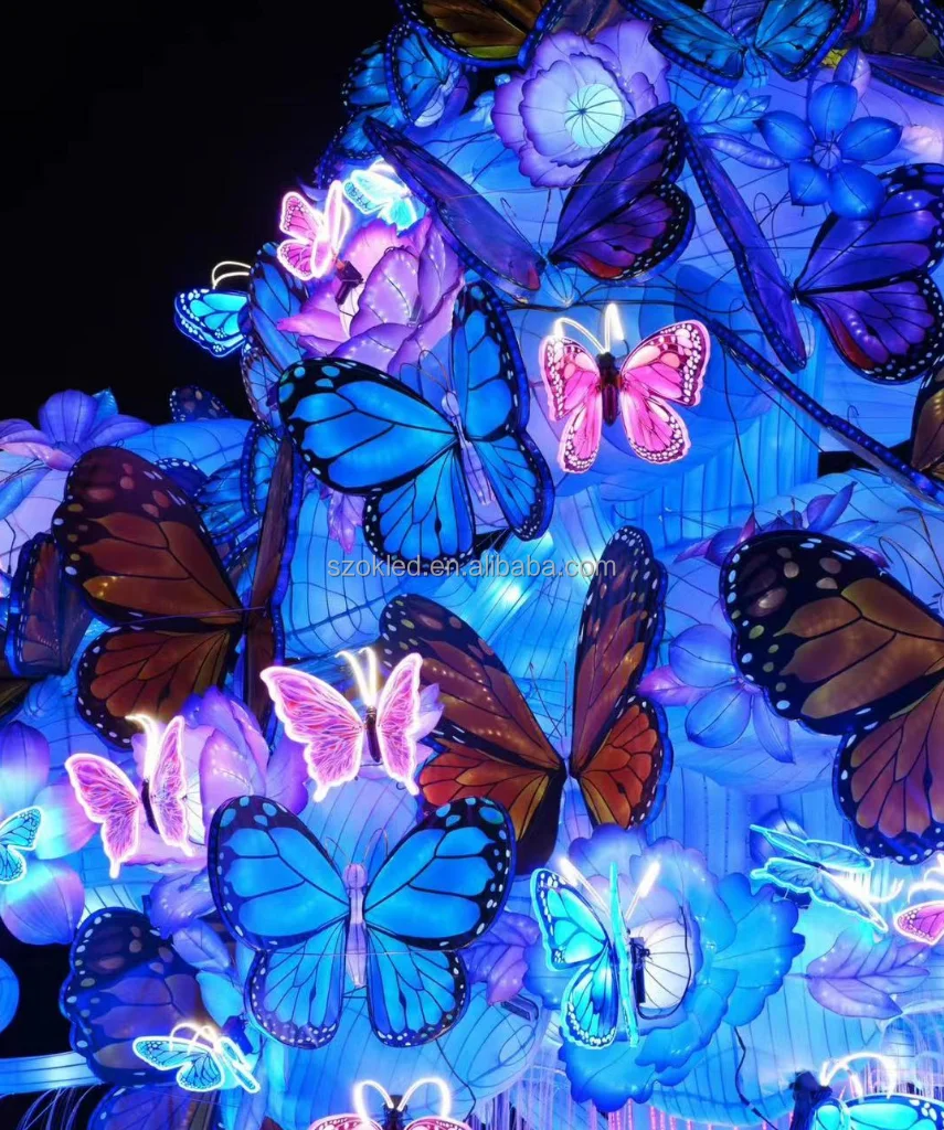 Outdoor Flying Christmas Decoration Lava Light Led Motif Lighted ...