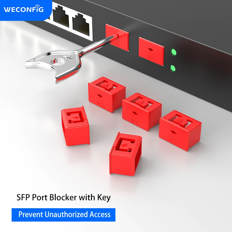 Sfp Port Blocker With Key,Sfp Port Lock - Buy Sfp Blocker sfp Lock sfp ...