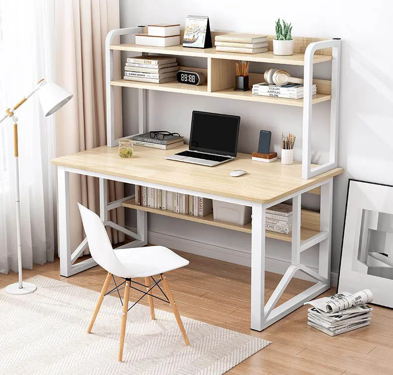 Modern Economy Desktop Bookshelf Integrated Office Table For Student ...