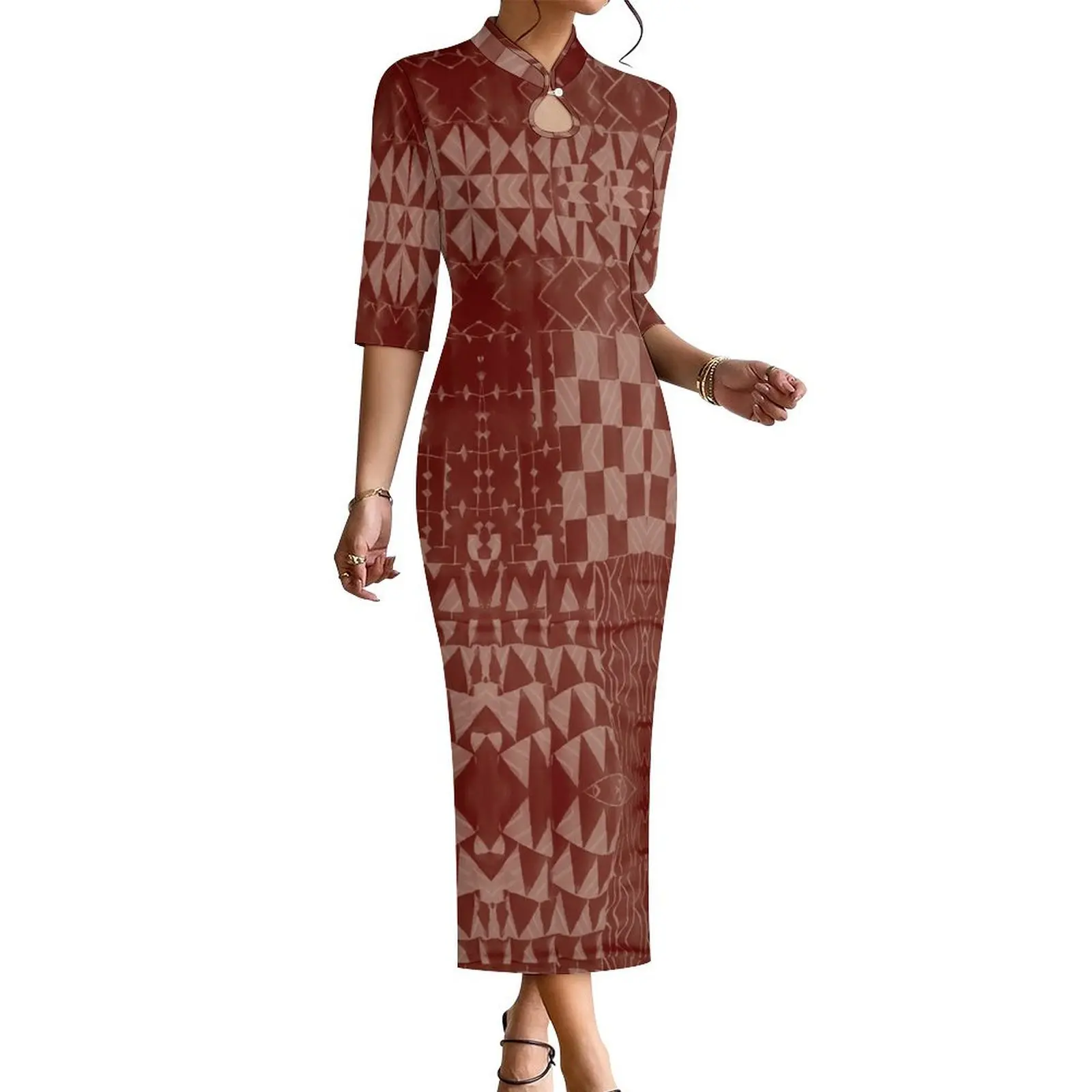 Promotional Polynesian Elei Tribal Design Custom Fashion Trendy Casual ...