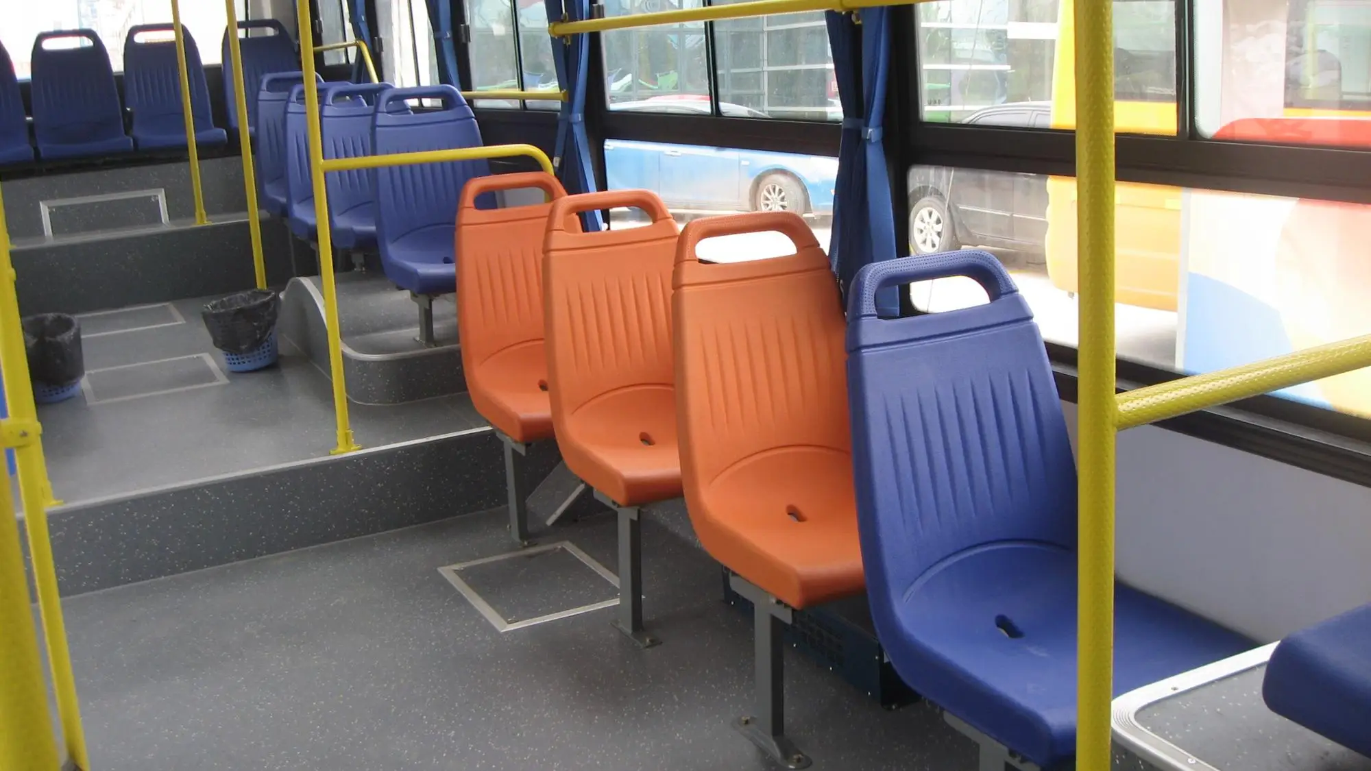 Public City Bus Seat Classic Installation Minibus Transportation Seat