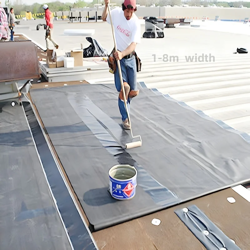 EPDM Waterproofing Sheet 1.5mm EPDM Waterproof Membrane EPDM Rubber ...
