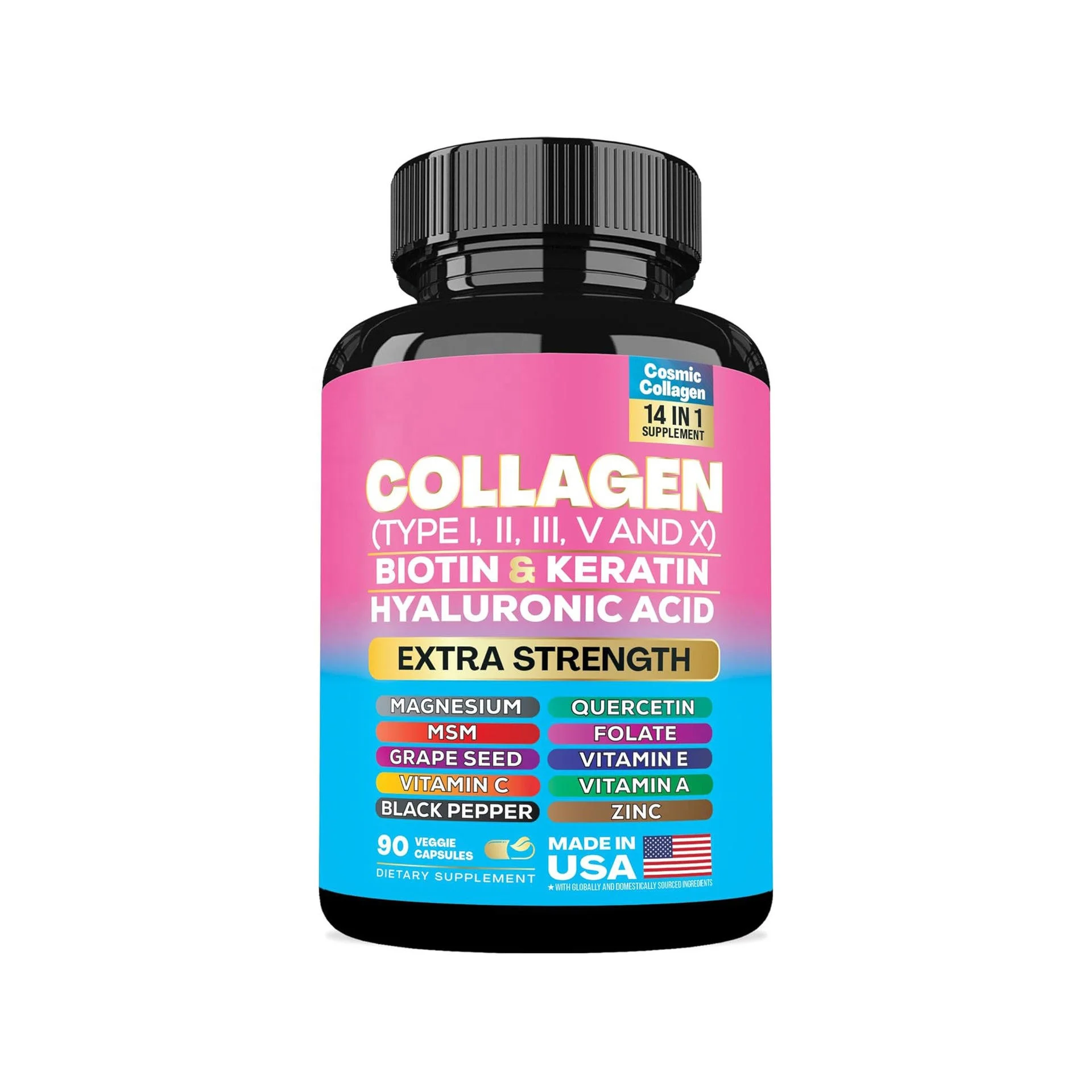 Collagen Pills Supplement Skin Lightening Rich Types I Ii Iii V X ...