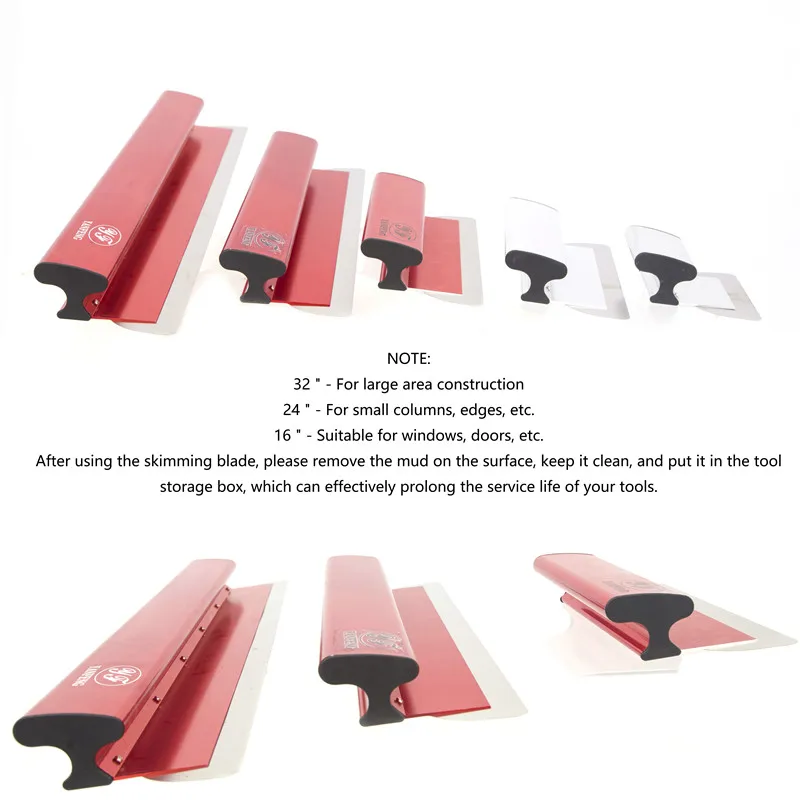 Drywall Smoothing Tool - 80cm Scraper Blade for Stucco