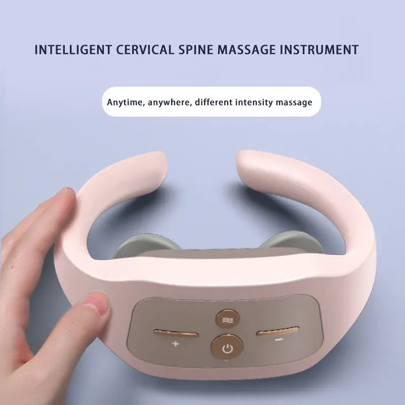 2023 Mini Cervical Spine Smart Hot Pressing Vibration Ems Electric Back ...