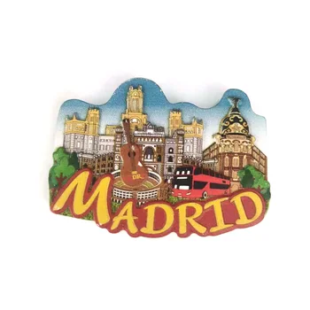 Wholesale Custom Resin Country City Spain Tourist Souvenir Madrid ...