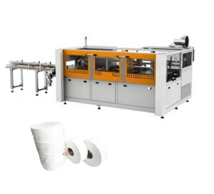 Fully Automatic Jumbo Toilet Rolling Paper Bundle Packing Machine ...