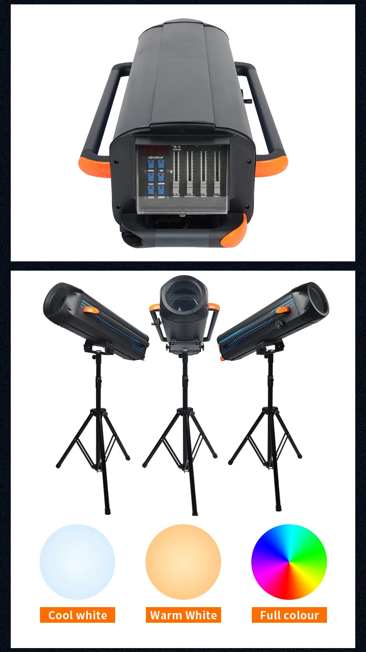 Outdoor Waterproof Ip65 680w Follow Spotlight Dmx Automatic Follow Spot ...