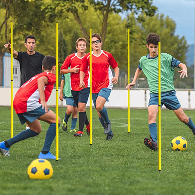 Agility Poles - Enhance Soccer Training with Foldable Poles