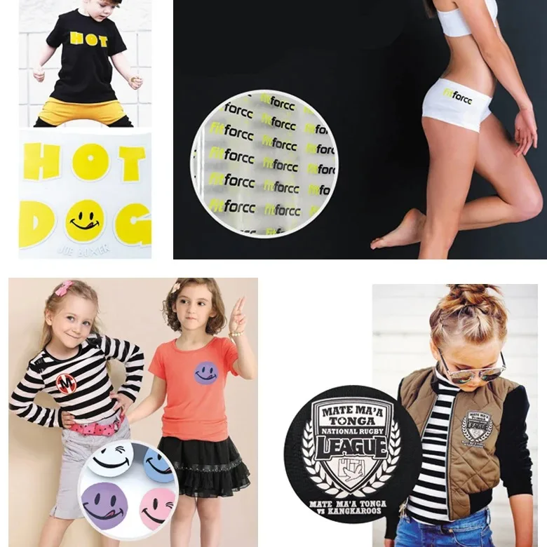 Recyclable Heat Transfer 3d Logo Pvc Rubber Silicone Heat Transfer ...