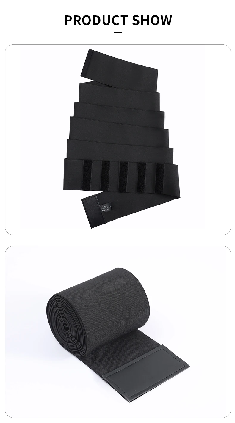 Latex Body Shaper - Waist Wrap Slimming Button Closure Belts