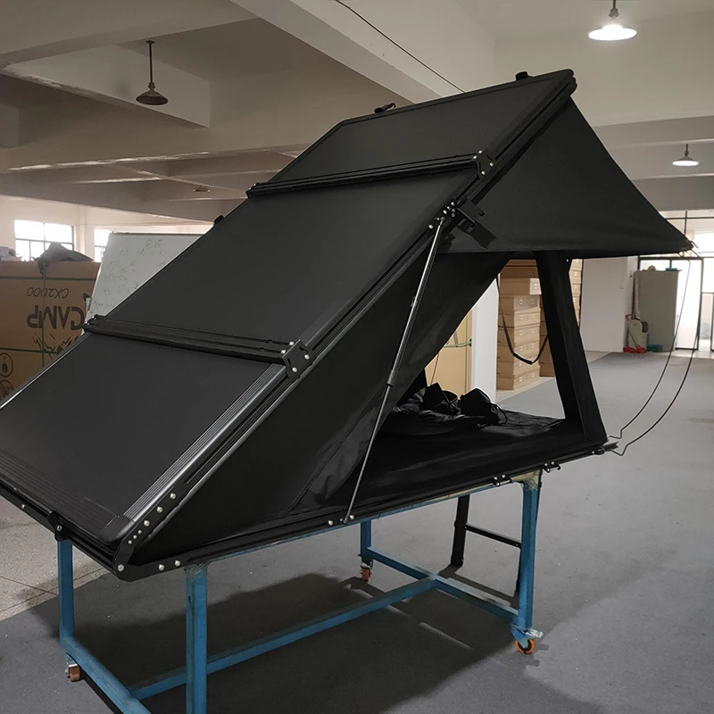 Xscamper Aluminium Triangle Car Rooftop Tent Hard Shell Cover Car Roof ...