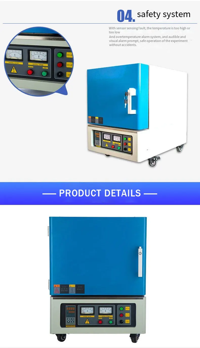 Laboratory Kiln - 1800 Celsius Electric Ceramic Furnace