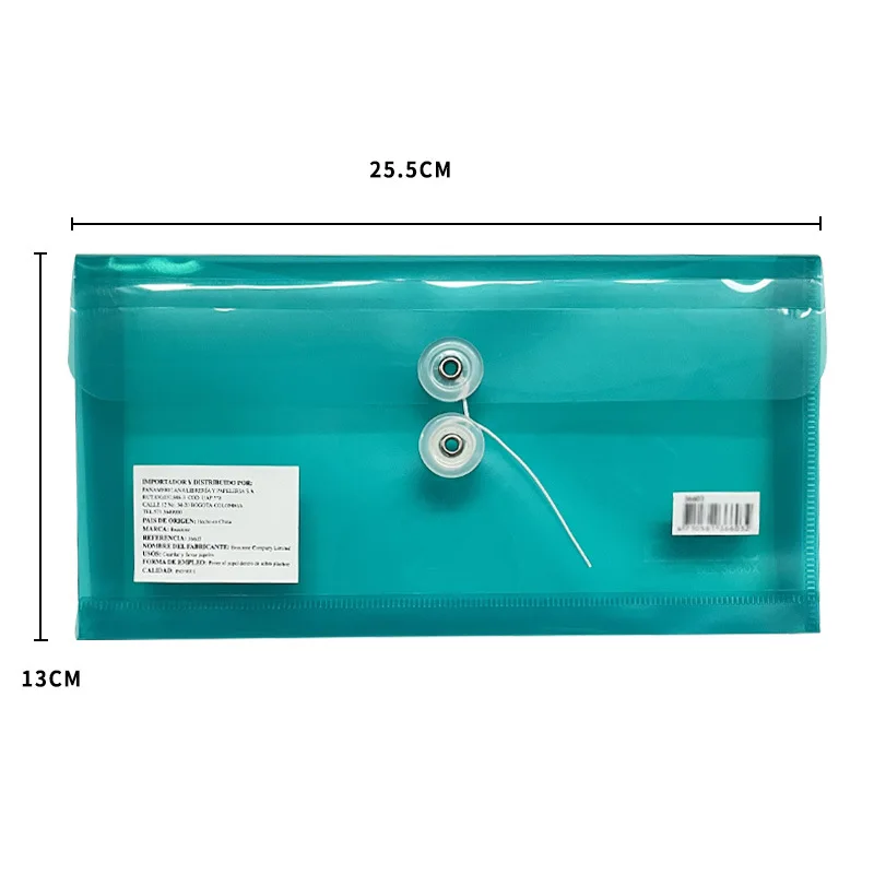 Eight-sided Wrapped Rope File Bag Pp Transparent A6 Wrapped Rope ...