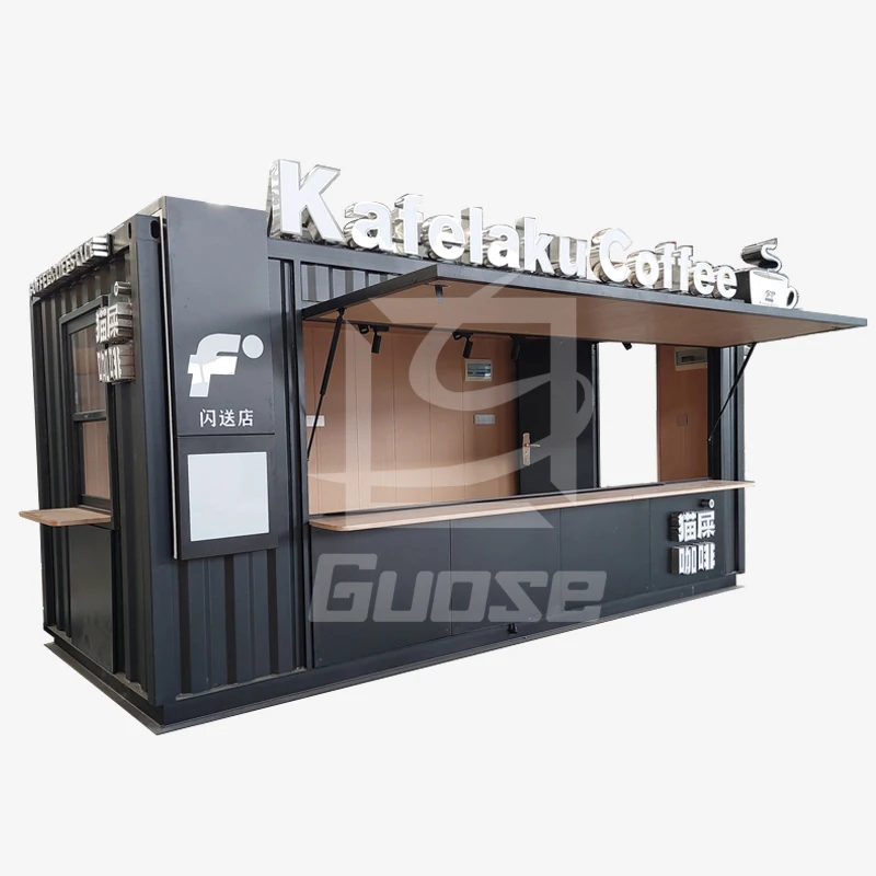 Luxury Shipping Container Bar Cafe - 20FT Container Restaurant