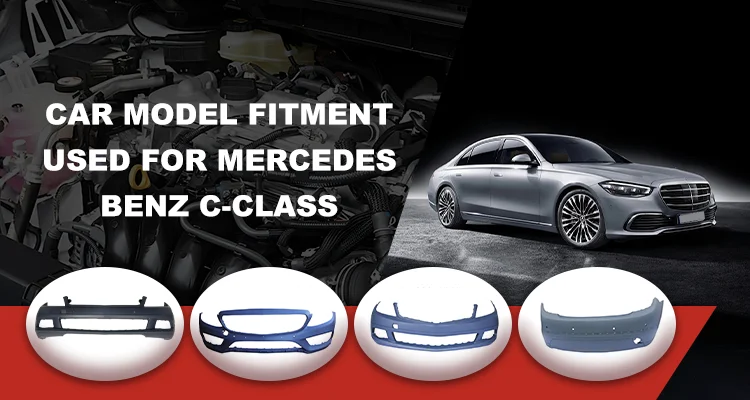 Car Parts Body Kit Front Bumper Accent 2048805547 For Mercedes C Class ...