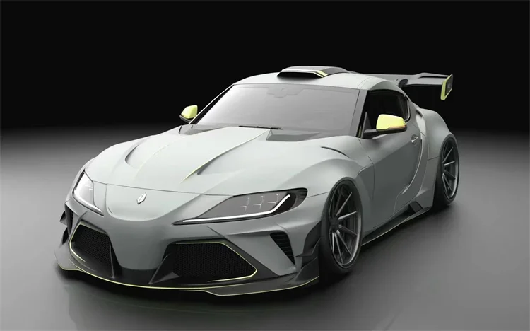 Robot Style Bodykit for Toyota Supra A90 Mk5 - Front & Rear Bumpers ...