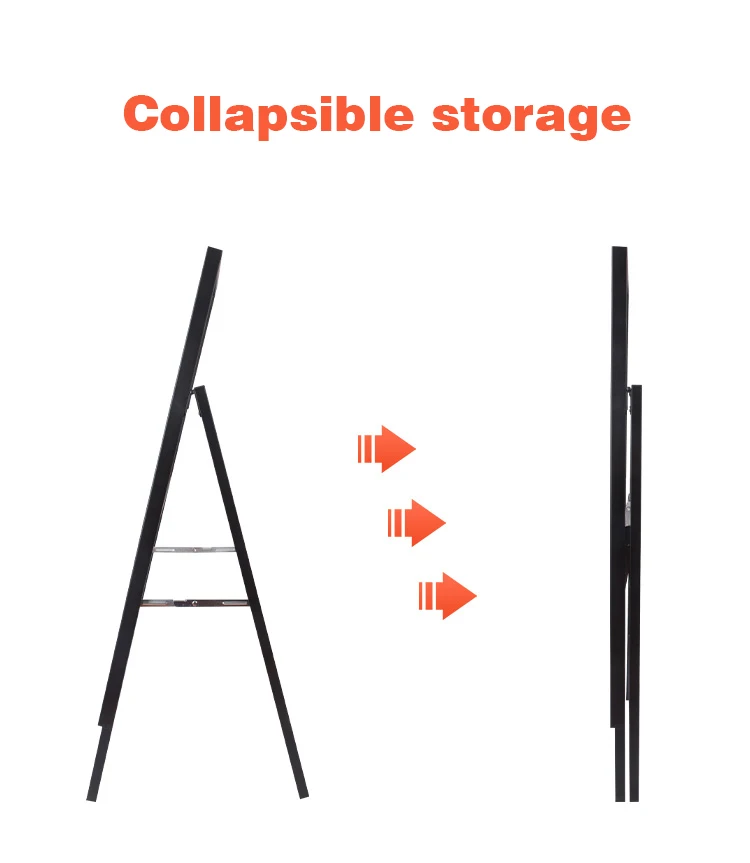 Foldable Display Stand Iron Poster Stand Vertical Billboard KT Board ...