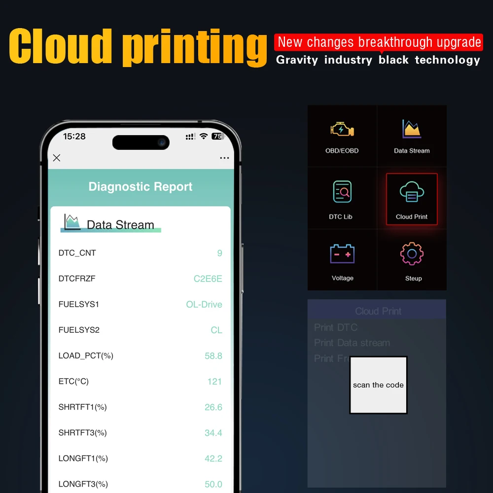 OBD Full Function V520 - Universal Car Diagnostic Tool