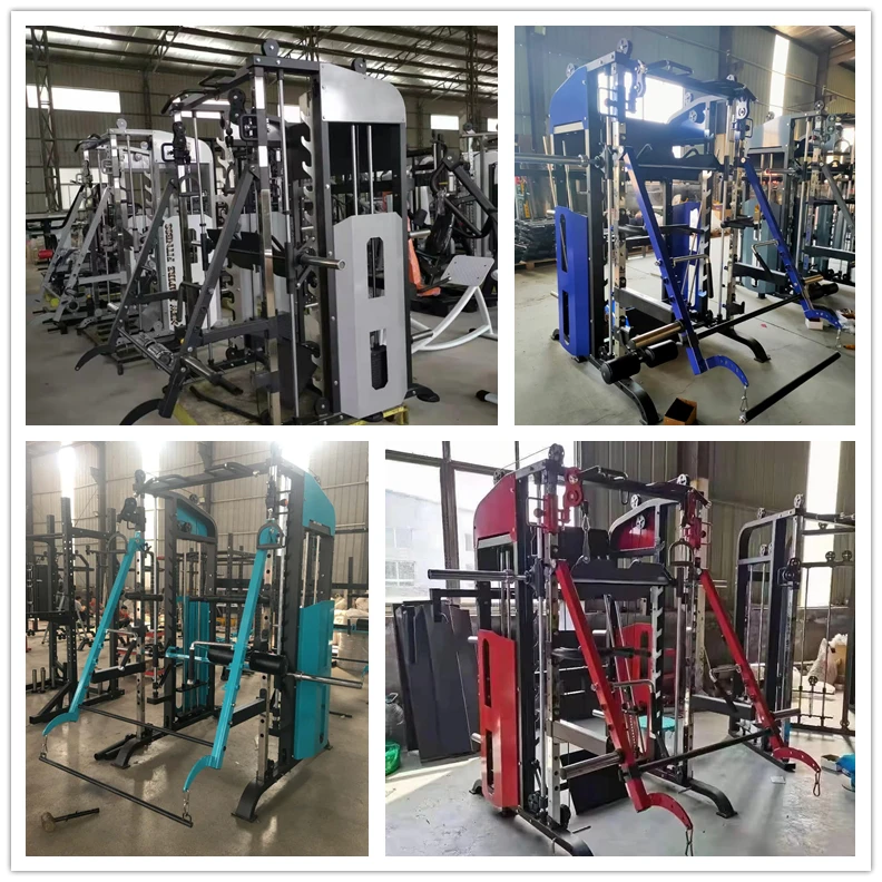 Multi Functional Gym Cable Crossover Equipment Body Building Exercise ...