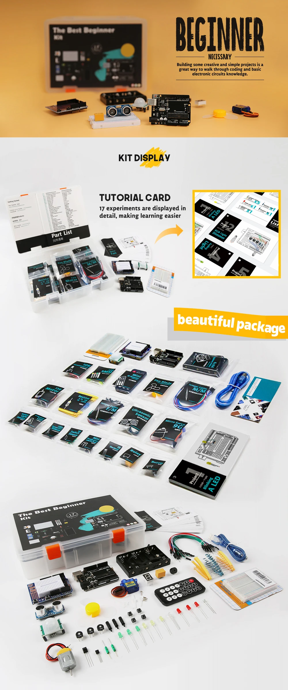 Robotlinking Project - Complete Starter Kit for Arduino